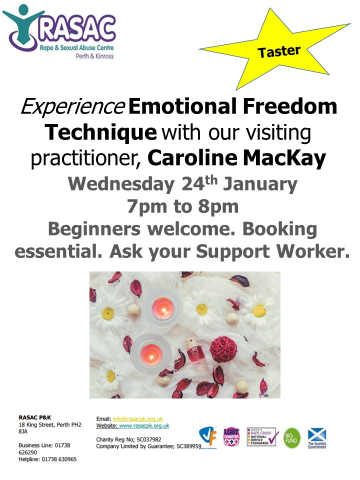 EFT Taster | Latest News | RASAC Perth & Kinross