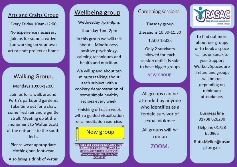 September Groups - Walking Group & Gardening Group now available ...