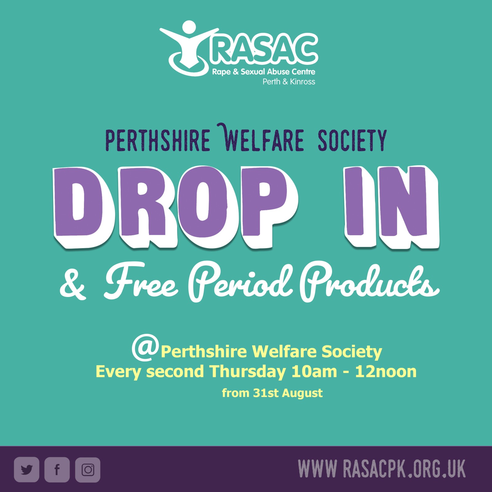 RASAC P&K DROP IN at the PERTHSHIRE WELFARE SOCIETY | Latest News ...